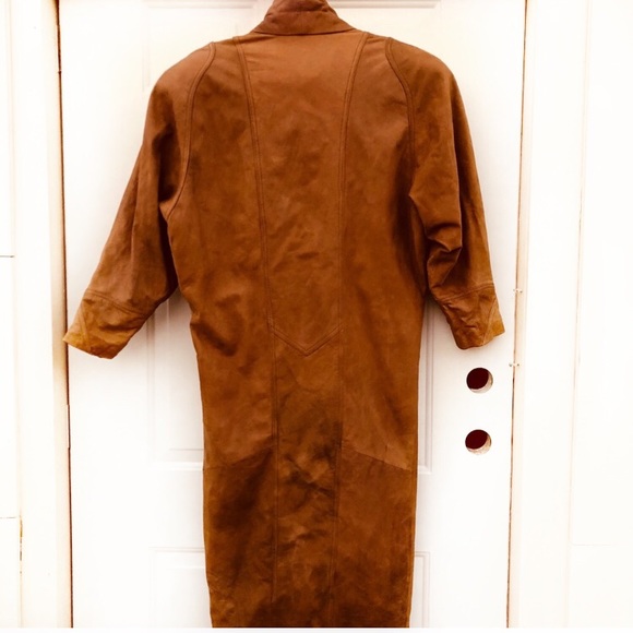 Winlit | Jackets & Coats | Vintage Winlit Genuine Leather Long Coat ...